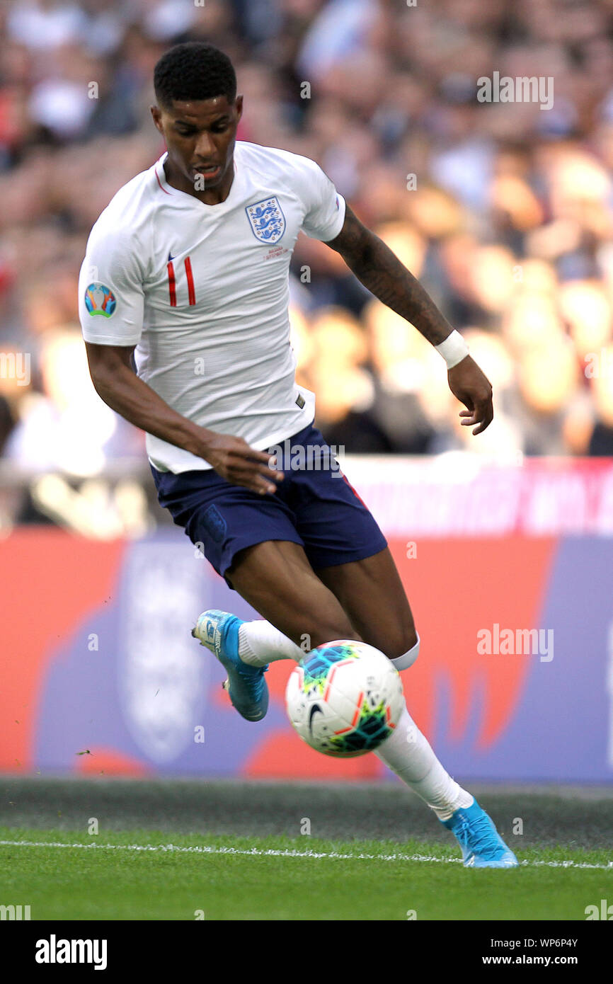 London, UK. 07th Sep, 2019. Marcus Rashford of England during the UEFA ...