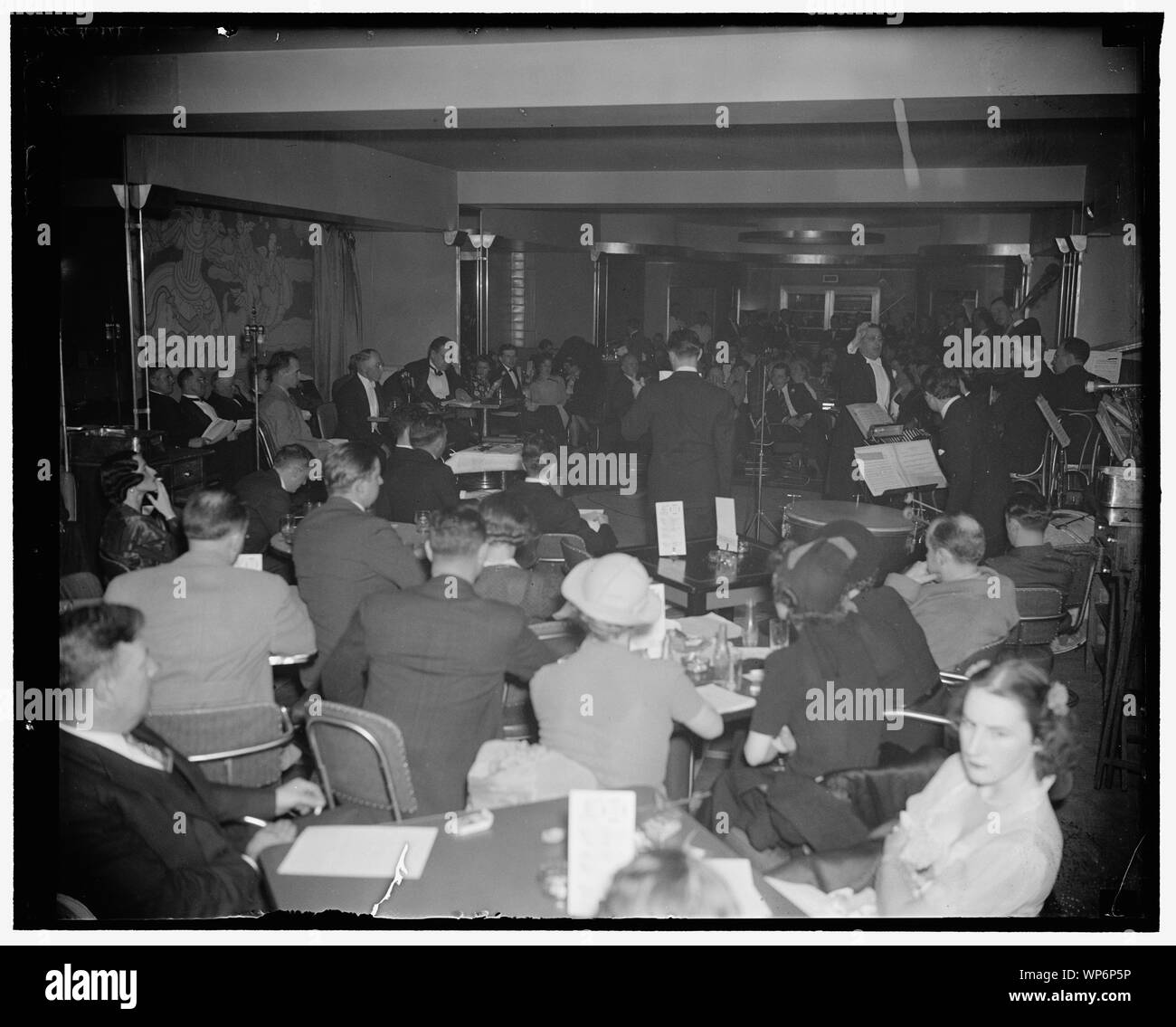 Labor broadcast for Chester Wright. General view of broadcast, Federal ...