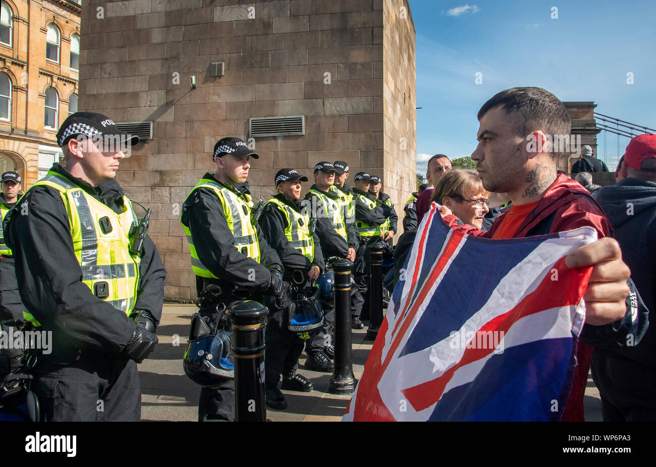Glasgow, Scotland, UK. 7th September 2019: A Glasgow Irish Republican ...