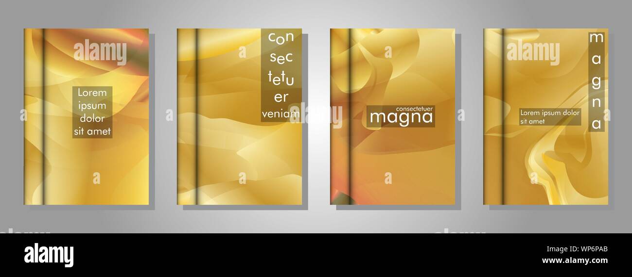 Vector collection of book cover backgrounds. Vector illustration of EPS ...