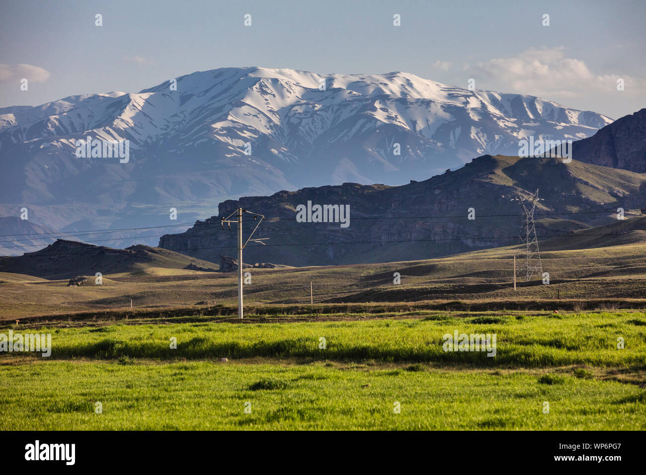 Aras river valley, East Azerbaijan, Iran Stock Photo - Alamy