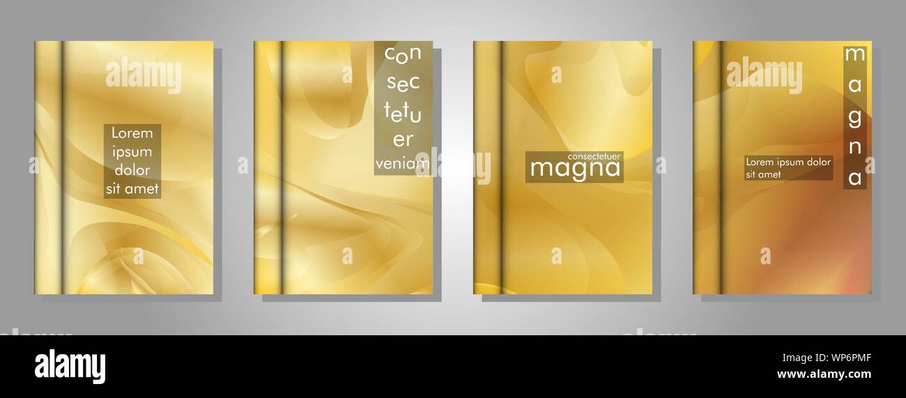 Vector collection of book cover backgrounds. Vector illustration of EPS ...