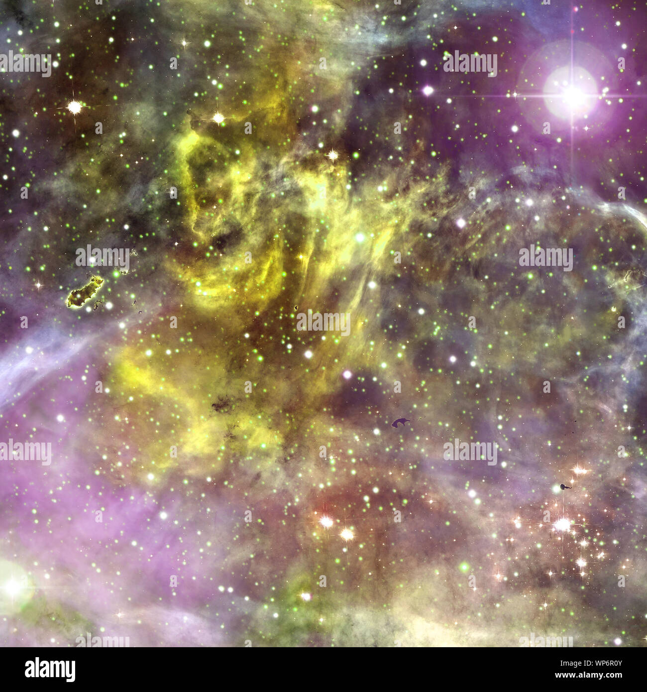 Nebula in outer space. Gas and dust clouds. Elements of this image ...