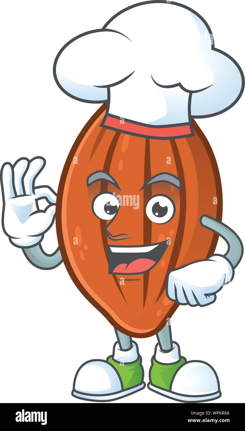 Chef choco dessert sweet in cartoon character Stock Vector Image & Art ...