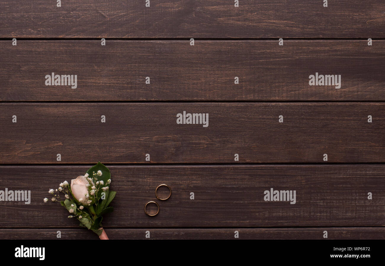 Wedding background for text and advertisement on wood Stock Photo - Alamy