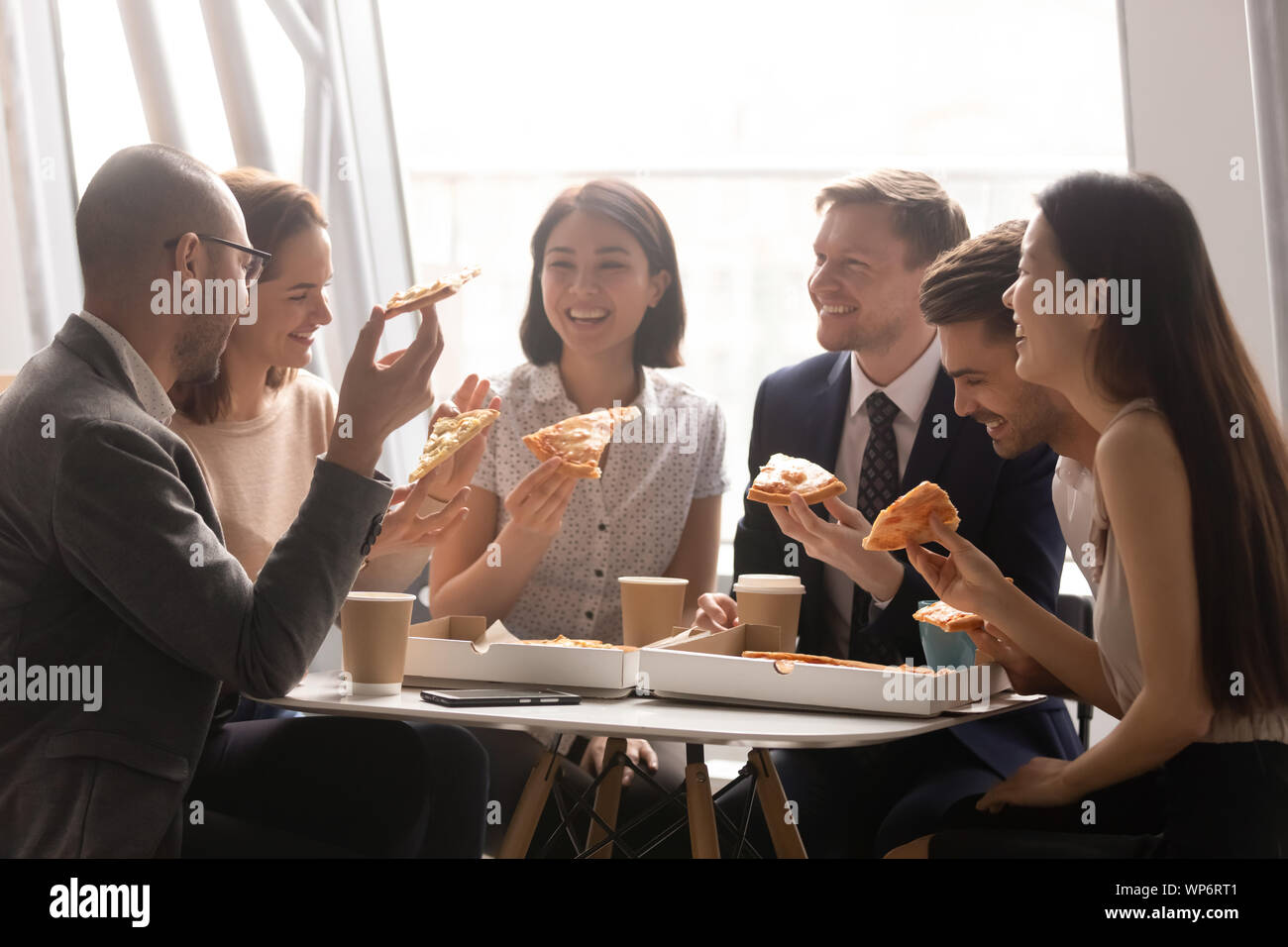 Employees lunch break hi-res stock photography and images - Alamy