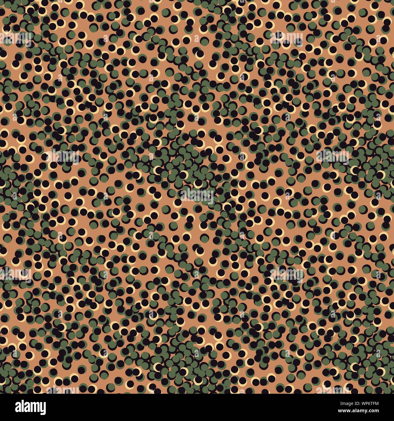 seamless vector pattern with dots immitating animal skin print Stock ...
