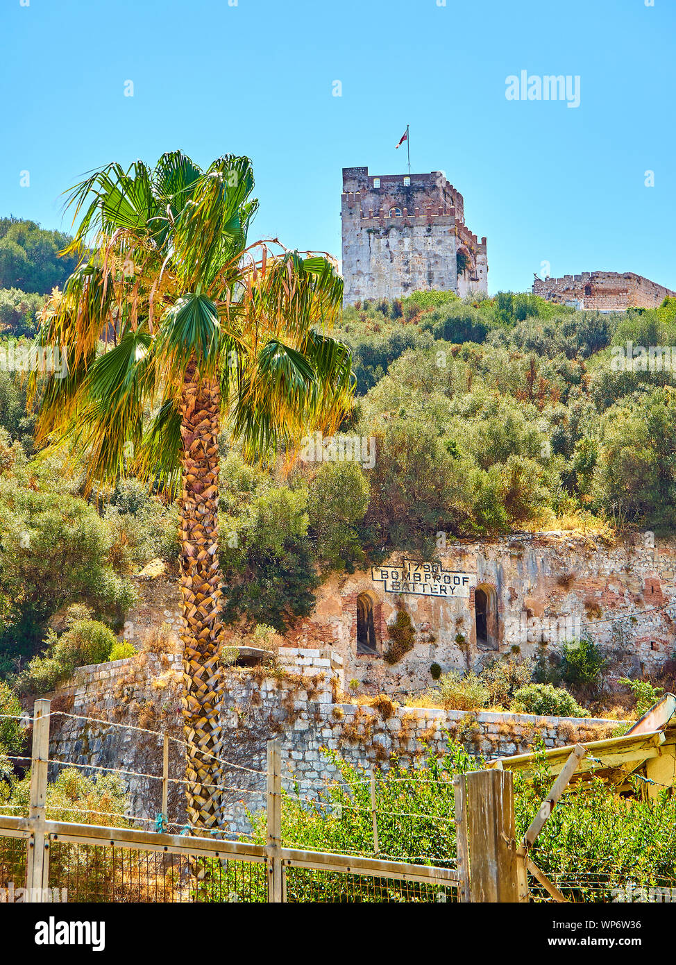 Moorish castle gibraltar hi-res stock photography and images - Alamy
