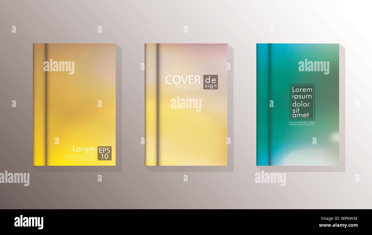 Vector collection of book cover backgrounds for brochures, leaflets ...