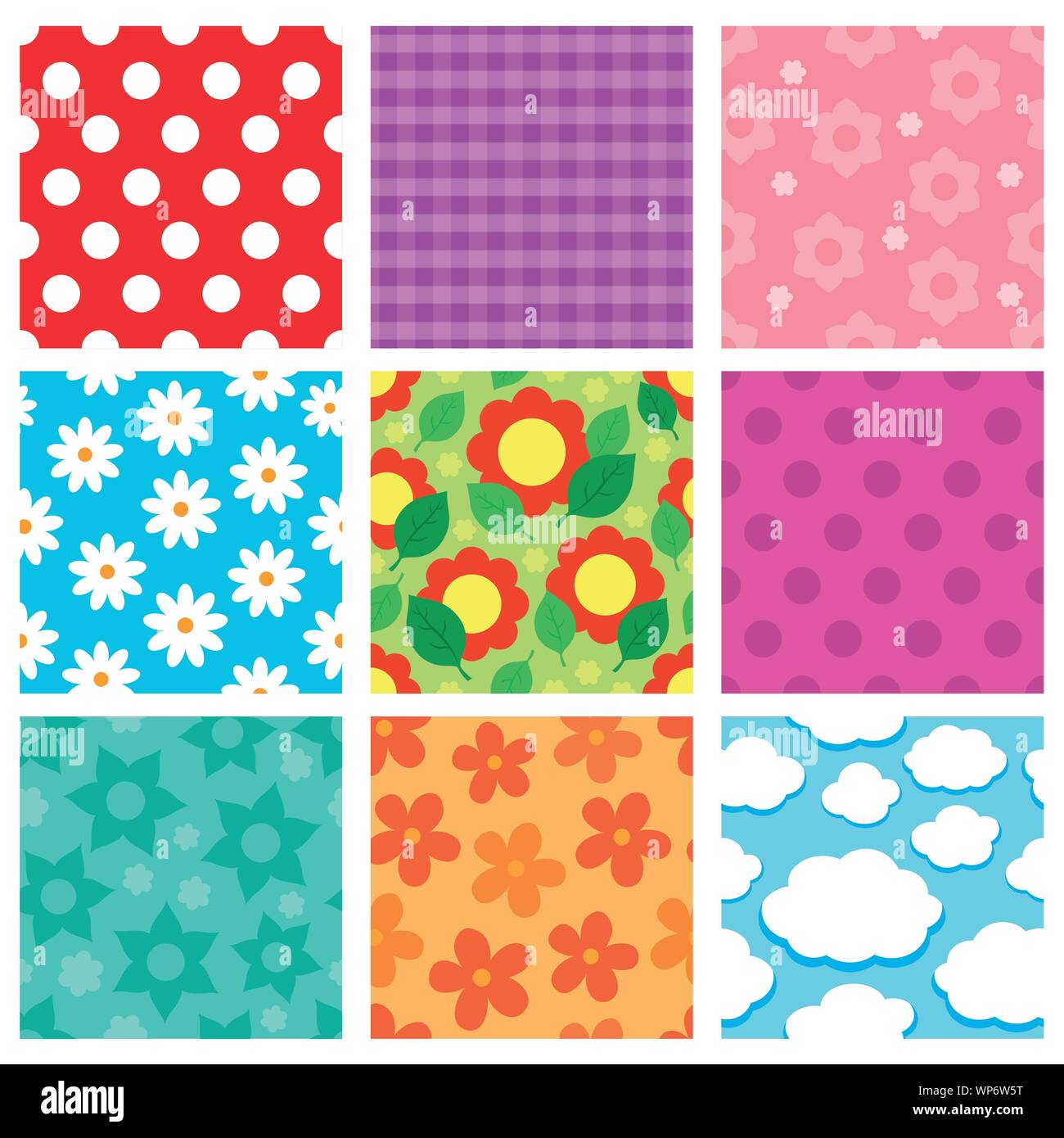 Pattern theme collection 2 Stock Vector Image & Art - Alamy