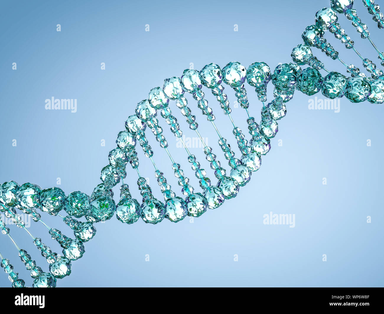 DNA chain. Abstract scientific background. Beautiful illustraion ...
