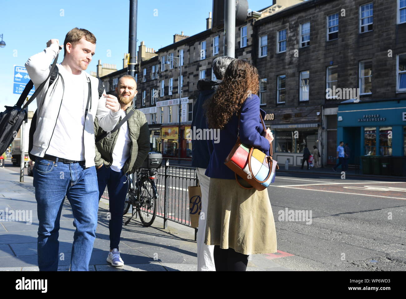 Edinburgh the capital of scotland Stock Photo - Alamy