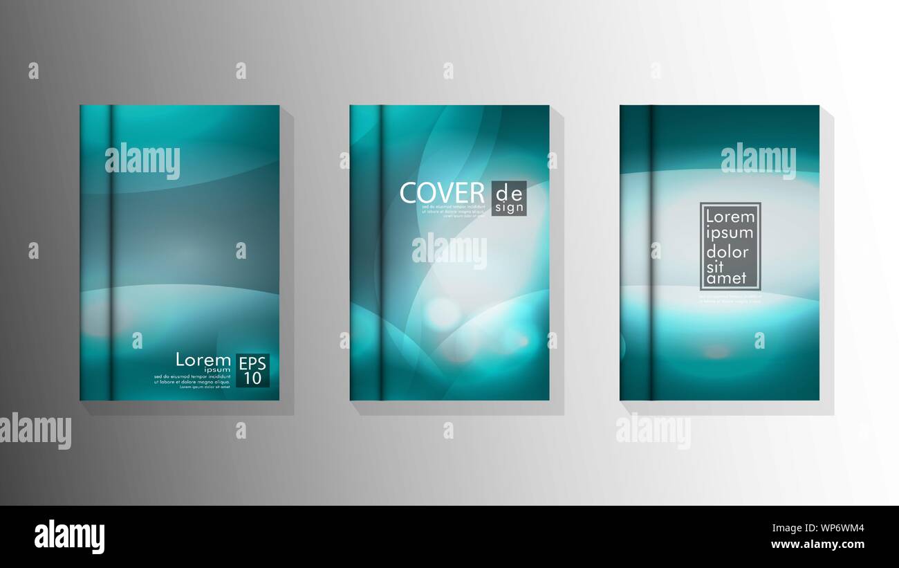Vector collection of book cover backgrounds for brochures, leaflets ...