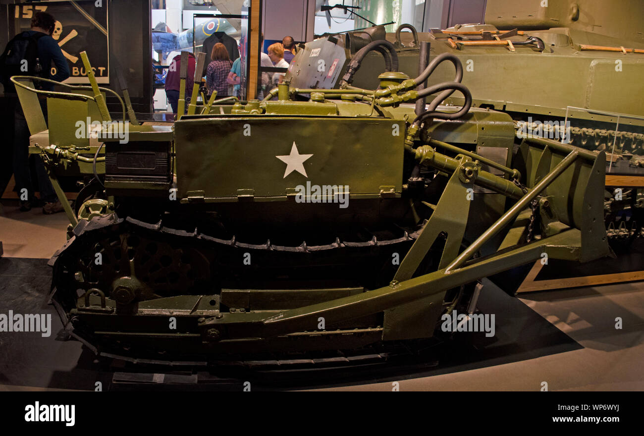 Armoured digger from WWII. IWM, London Stock Photo - Alamy