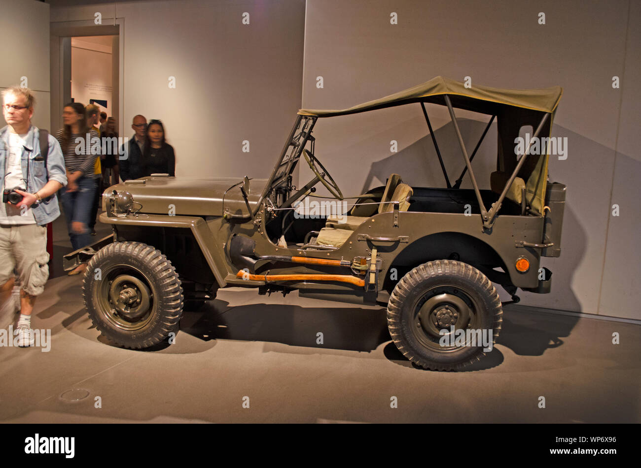 Willys MB Jeep 4x4 (Red Cross). Second World War multi-role vehicle ...