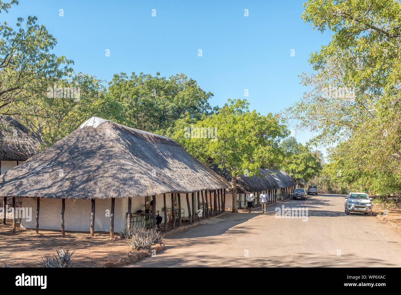 KRUGER NATIONAL PARK, SOUTH AFRICA - MAY 15, 2019: Bungalows in the ...