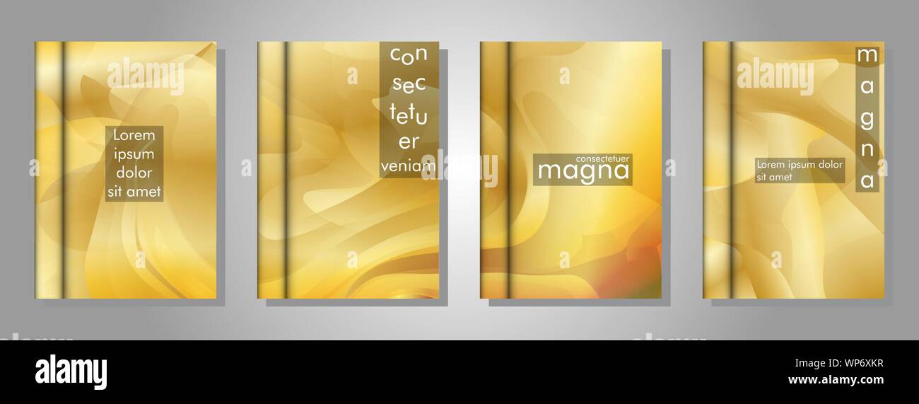 Vector collection of book cover backgrounds. Vector illustration of EPS ...