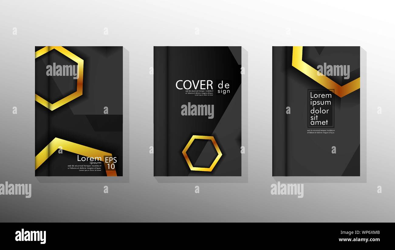 Vector collection of book cover backgrounds for brochures, leaflets ...