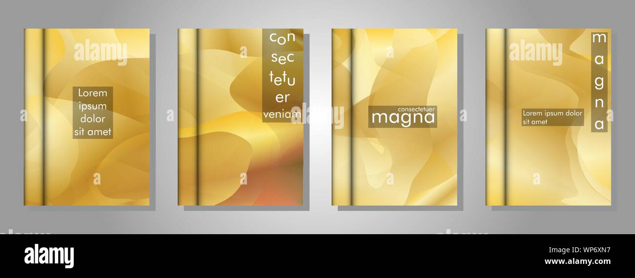 Vector collection of book cover backgrounds. Vector illustration of EPS ...