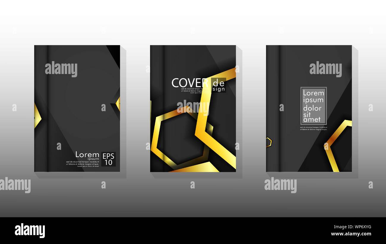 Vector collection of book cover backgrounds for brochures, leaflets ...