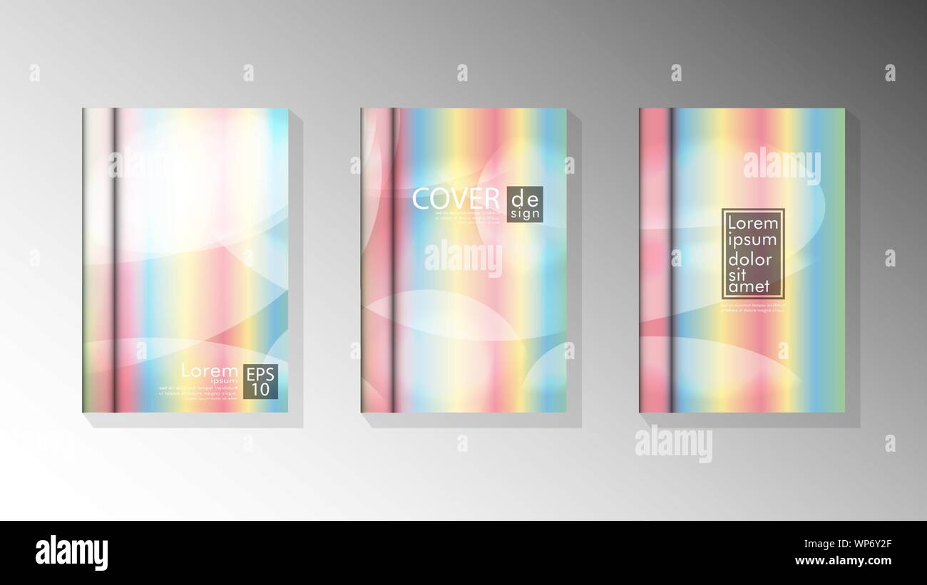 Vector collection of book cover backgrounds for brochures, leaflets ...
