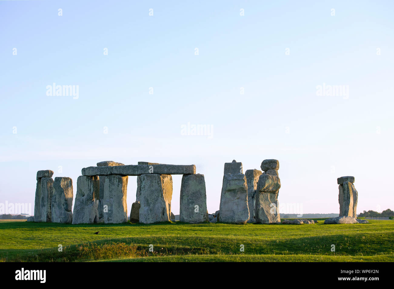 Stonehenge under a blue sky. Summer. England Stock Photo - Alamy