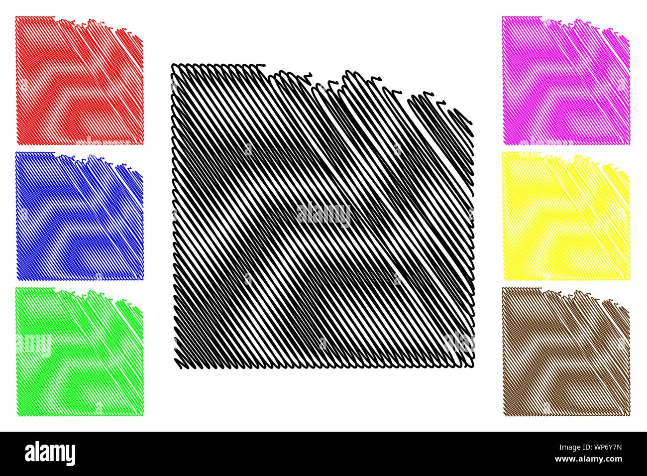 Map of knox city hi-res stock photography and images - Alamy