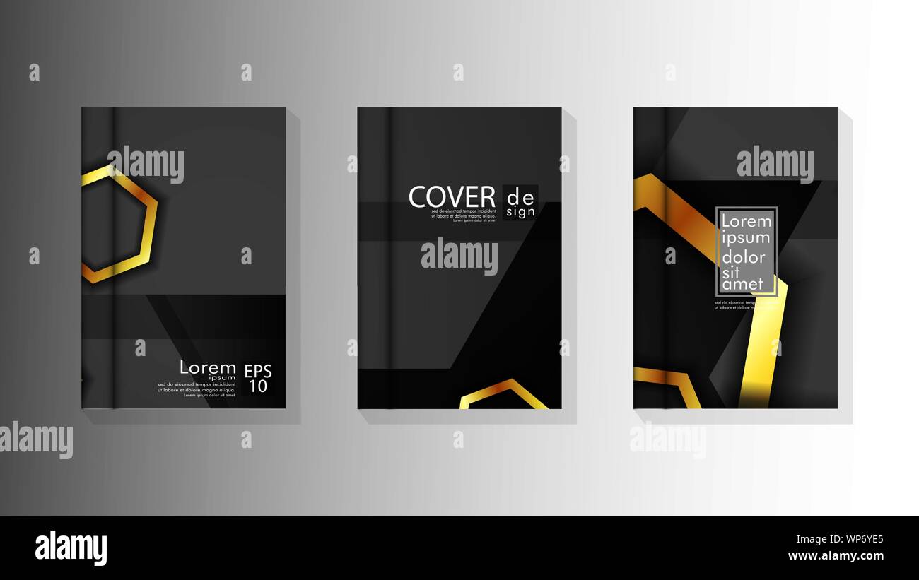 Vector collection of book cover backgrounds for brochures, leaflets ...