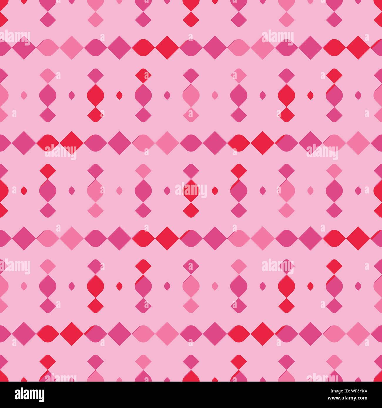 seamless vector geometric pattern with candy shapes in pink colors ...