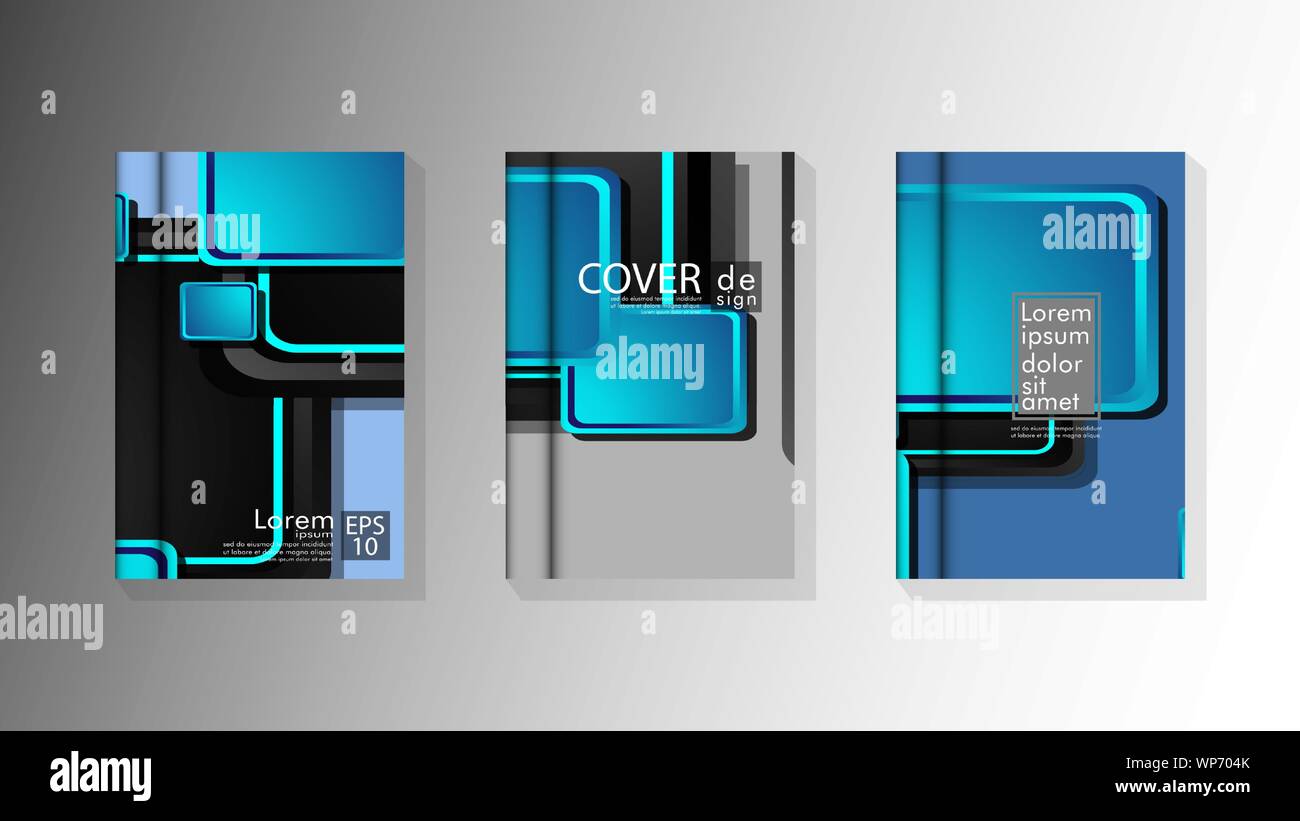 Vector collection of book cover backgrounds for brochures, leaflets ...