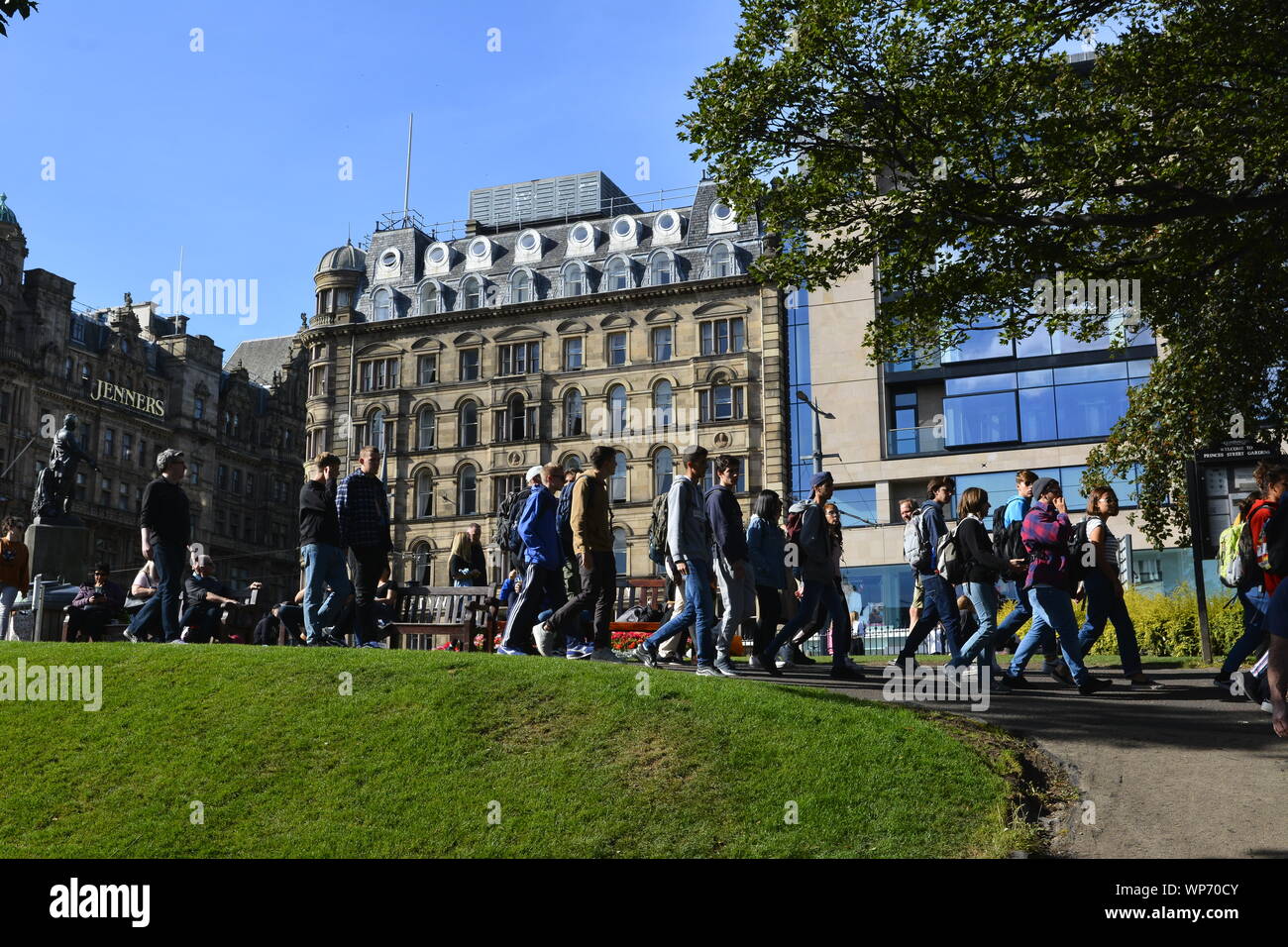 Edinburgh the capital of scotland Stock Photo - Alamy