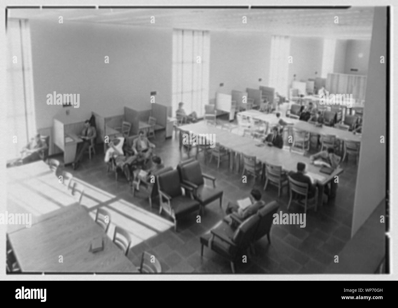 Lamont Library, Harvard University, Cambridge, Massachusetts Stock ...