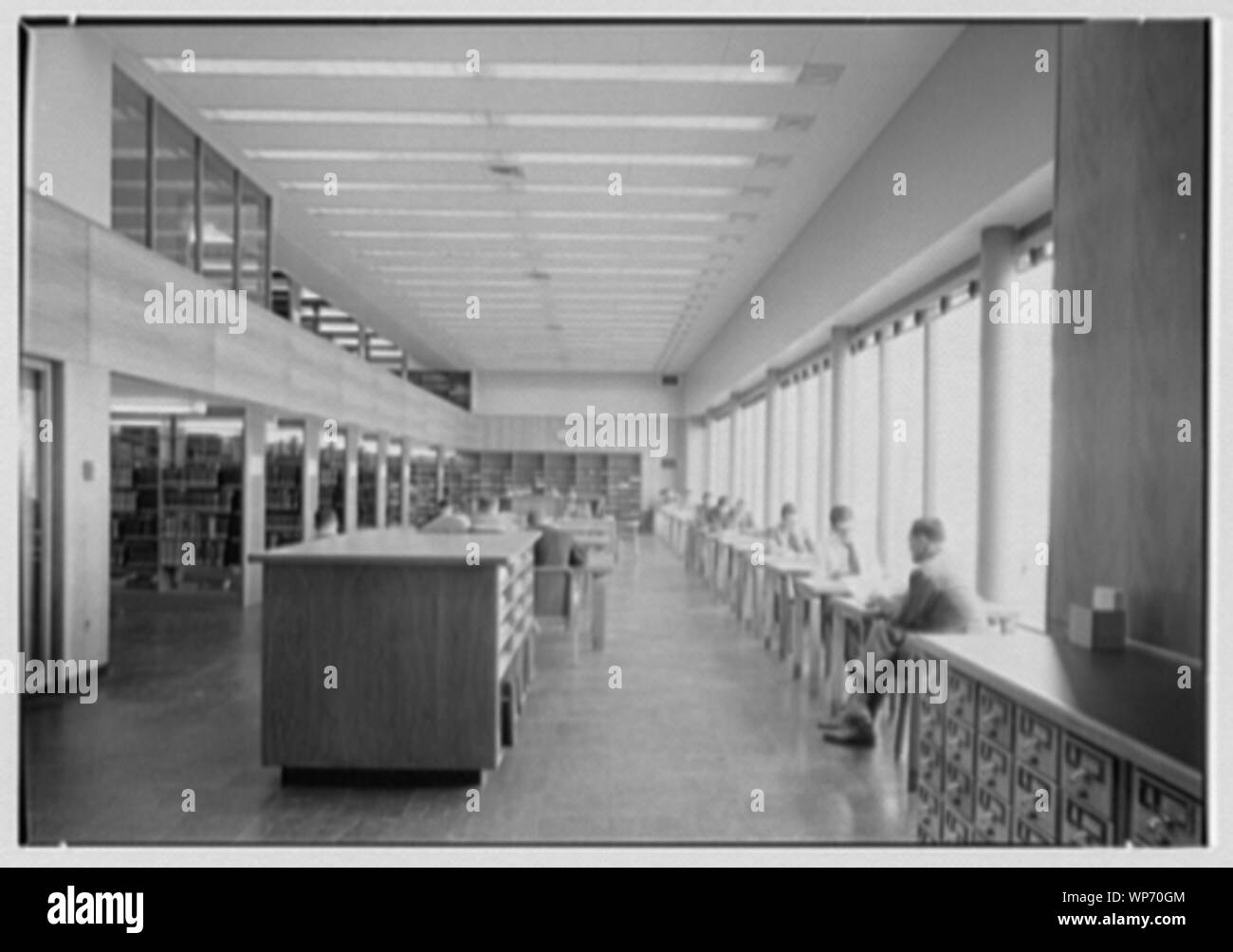 Lamont Library, Harvard University, Cambridge, Massachusetts Stock ...