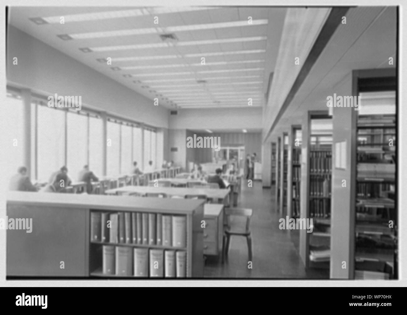 Lamont Library, Harvard University, Cambridge, Massachusetts Stock ...
