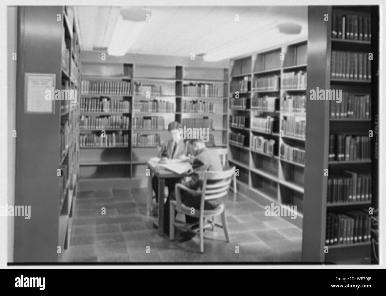 Lamont Library, Harvard University, Cambridge, Massachusetts Stock ...