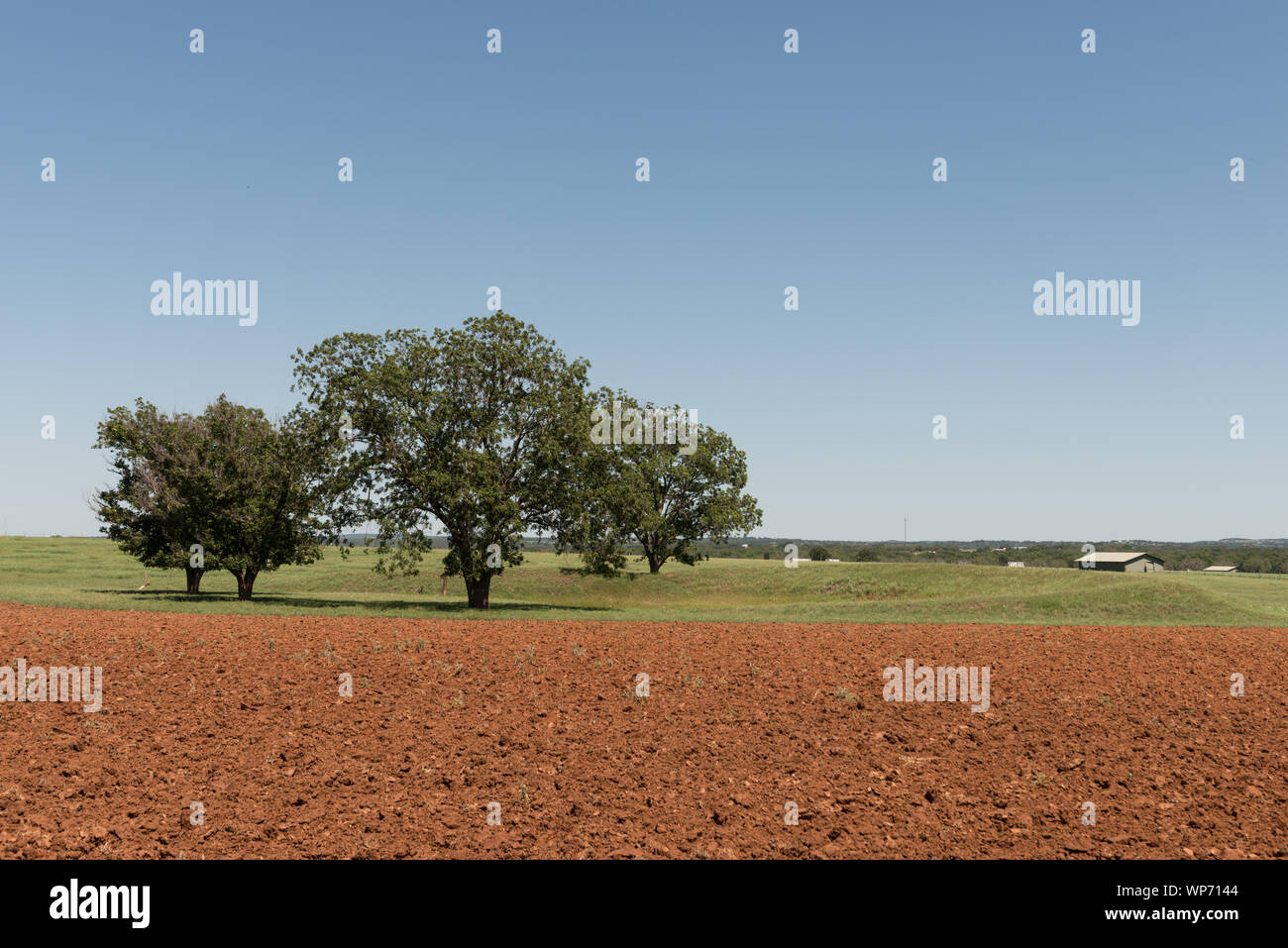 Land ready for cultivation on the grounds of the Lyndon B. Johnson ...
