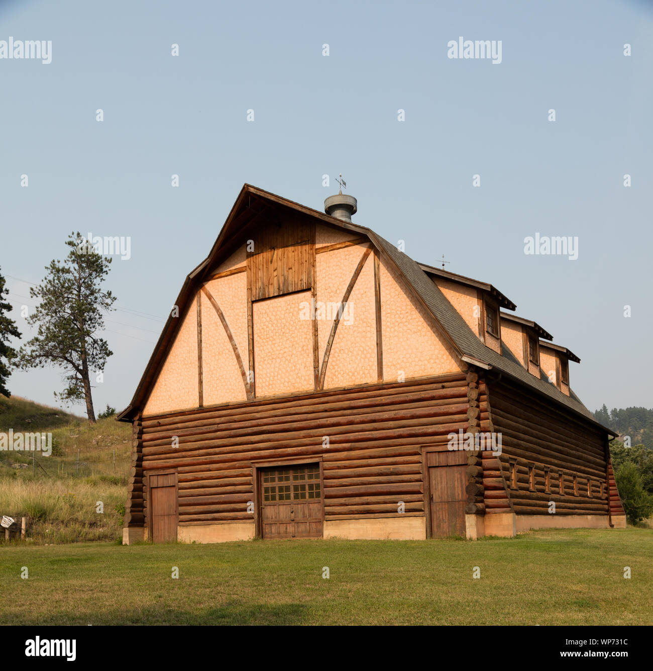 Large barn at the Ranch A Education Center, a complex of buildings, now ...