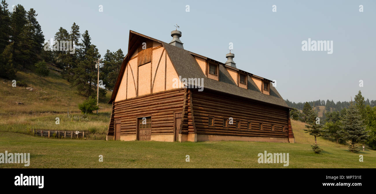 Large barn at the Ranch A Education Center, a complex of buildings, now ...