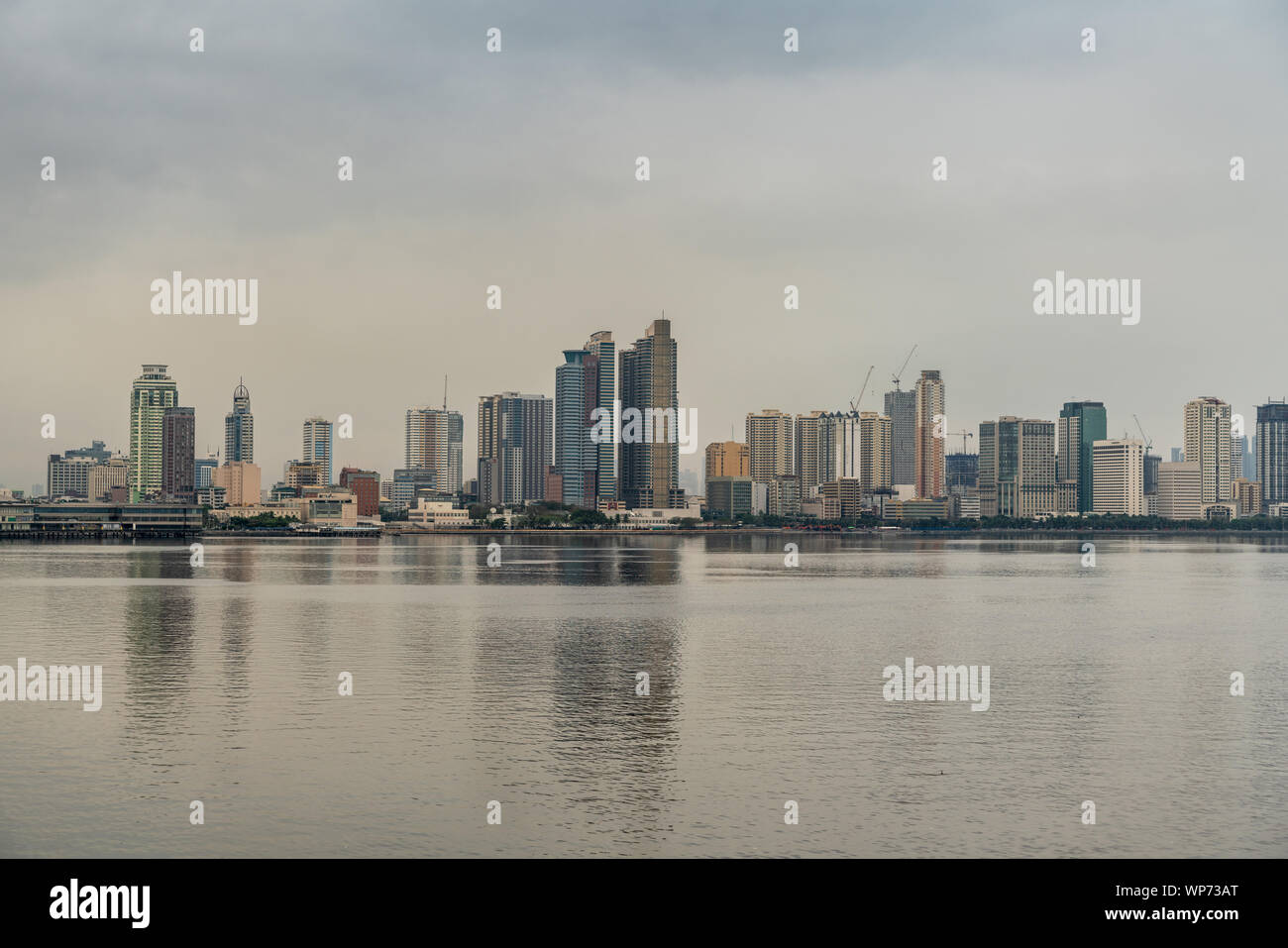 Manila, Philippines - March 5, 2019: South Harbor area early morning ...