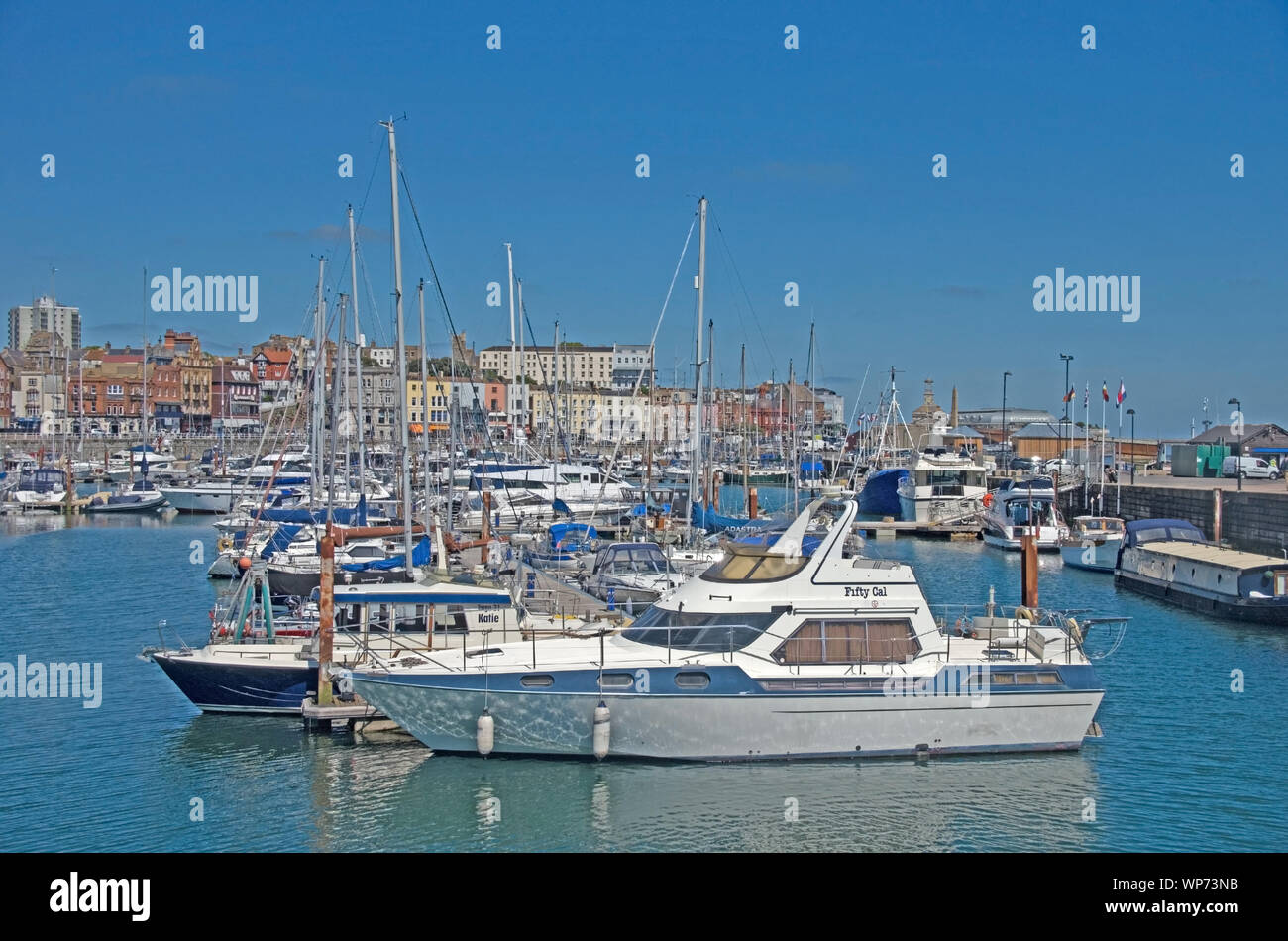 Ramsgate Royal Harbour Marina Kent Stock Photo - Alamy