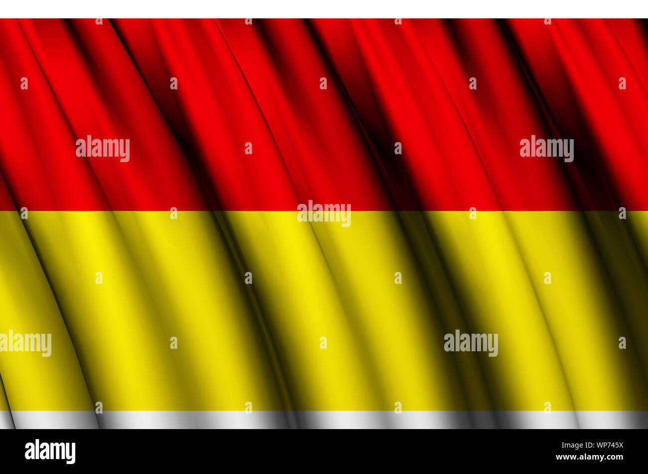 Azuay waving flag illustration. Regions of Ecuador. Perfect for ...