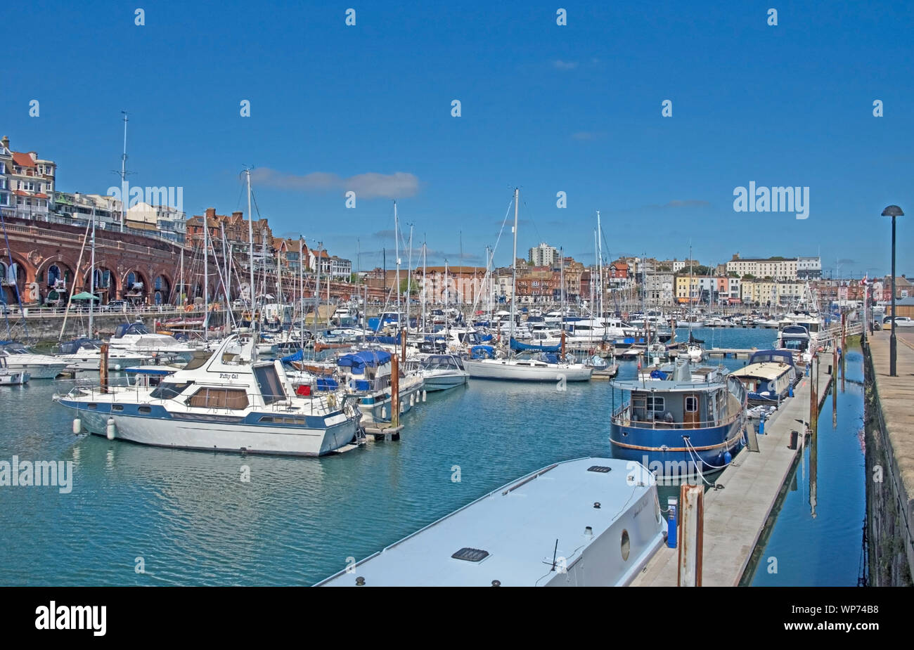 Ramsgate Royal Harbour Marina Kent Stock Photo - Alamy