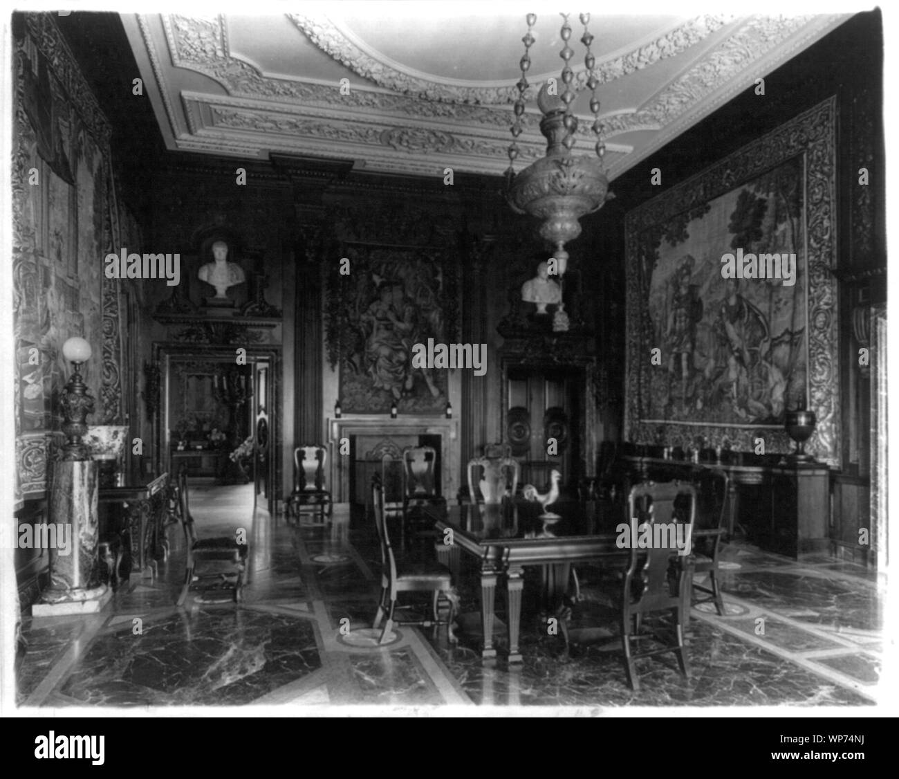 Larz Anderson house, Washington, D.C. - dining room Stock Photo - Alamy