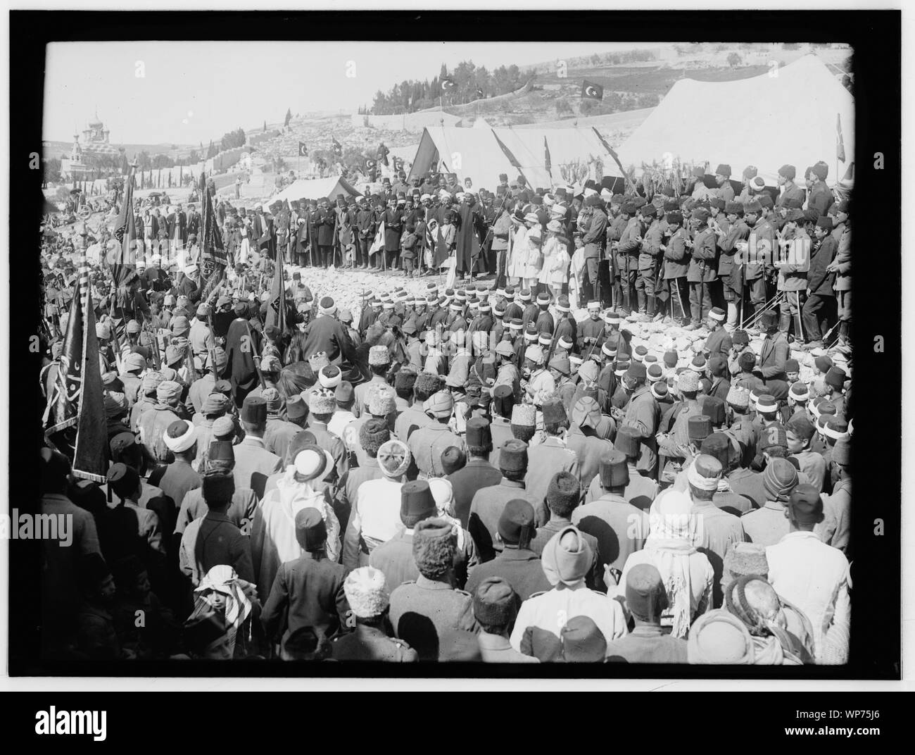 Last Turkish celebration of the Nebi Musa Feast Stock Photo - Alamy