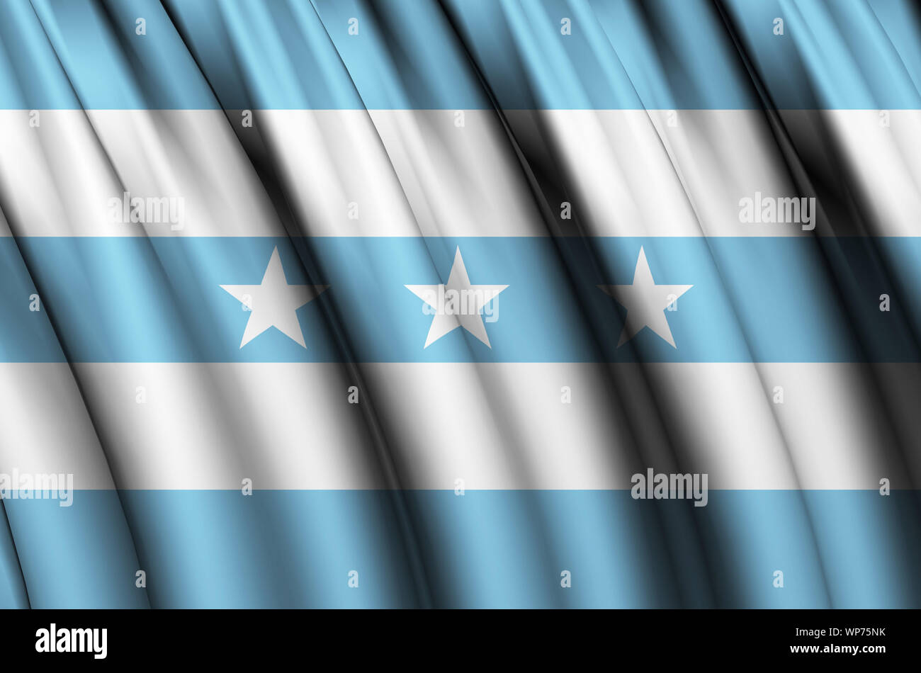 Guayas waving flag illustration. Regions of Ecuador. Perfect for ...