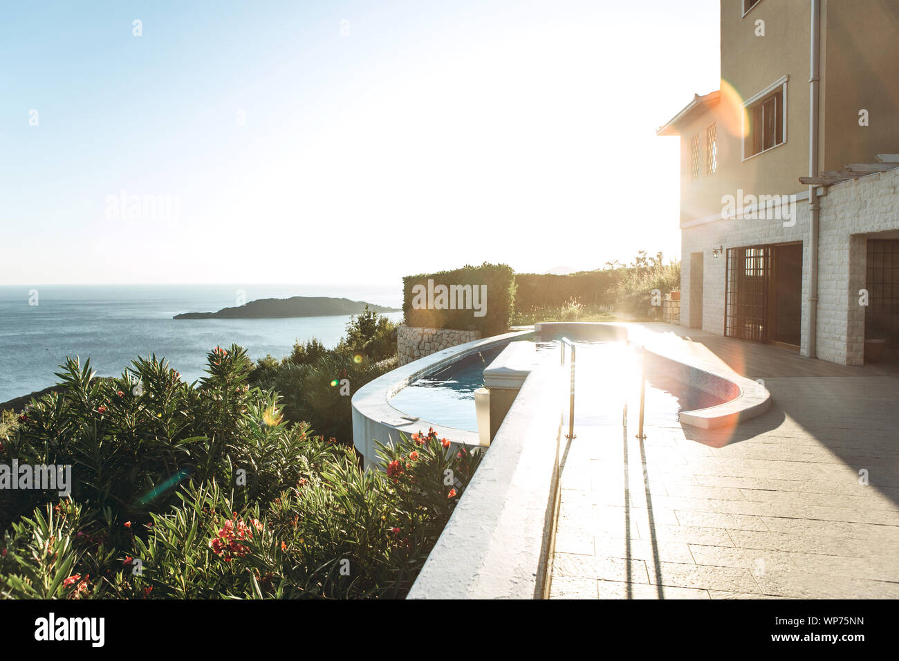 Overlooking veranda and sea hi-res stock photography and images - Alamy