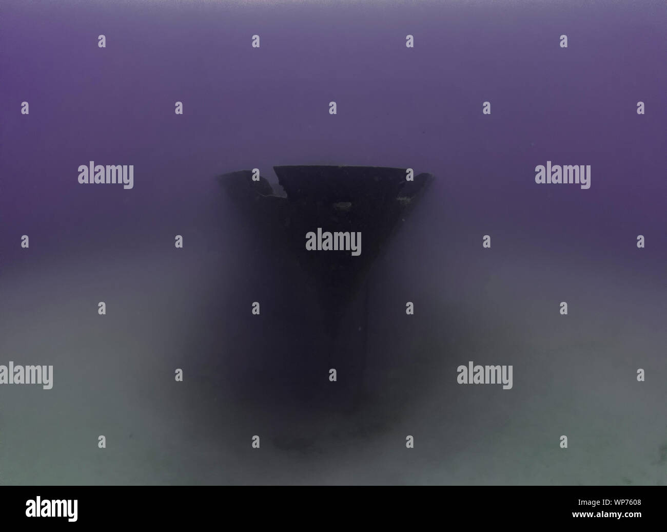 The wreck of the Um El Faroud off the coast of Malta Stock Photo - Alamy