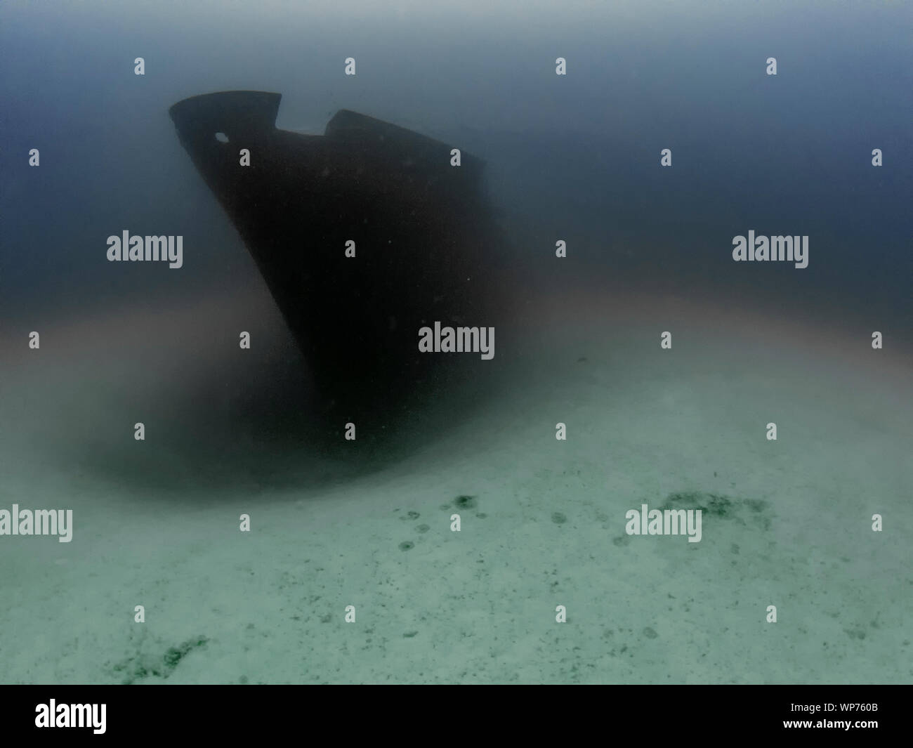 The wreck of the Um El Faroud off the coast of Malta Stock Photo - Alamy