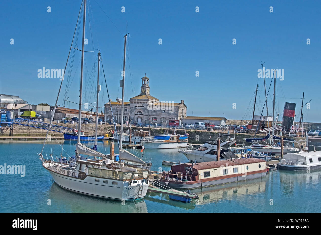 Ramsgate Royal Harbour Marina Kent Stock Photo - Alamy
