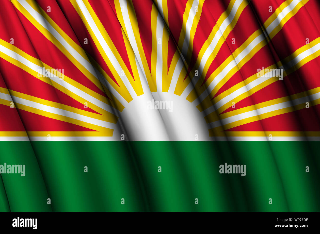 Lara waving flag illustration. Regions of Venezuela. Perfect for ...